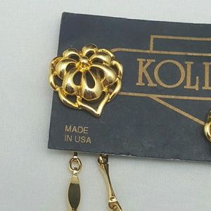 Vintage | Jewelry | Vintage Kollarkeeper Sweater Guard Earrings | Poshmark